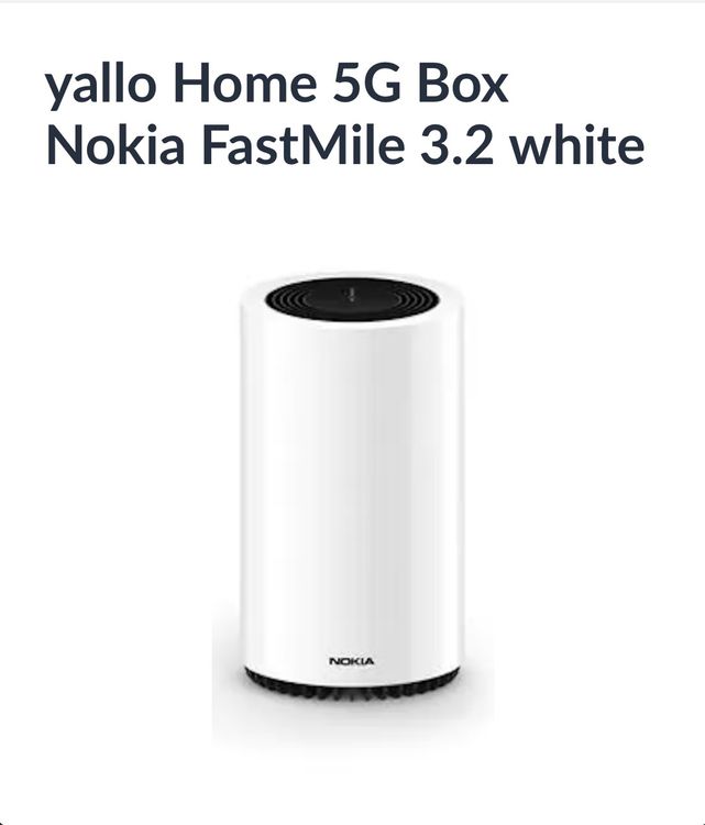 yallo Home Nokia FastMile 5G Gateway 3.2 Router (Neu (gemäss ...