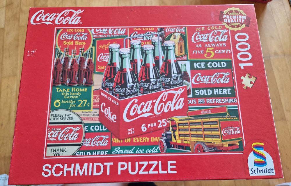 Coca-Cola Puzzle, Schmidt Spiele, 1000 Teile, Vintage Look (Gebraucht ...