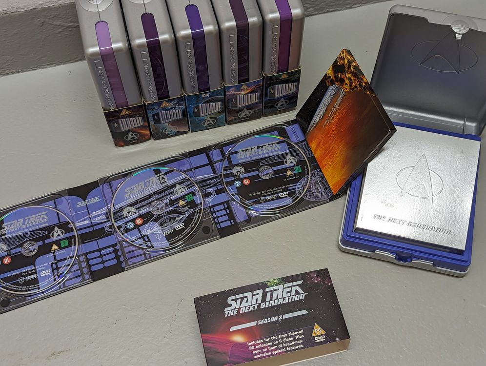 Star Trek "The Next Generation" TNG DVD Box-Set Staffel 2-7 (Gebraucht ...