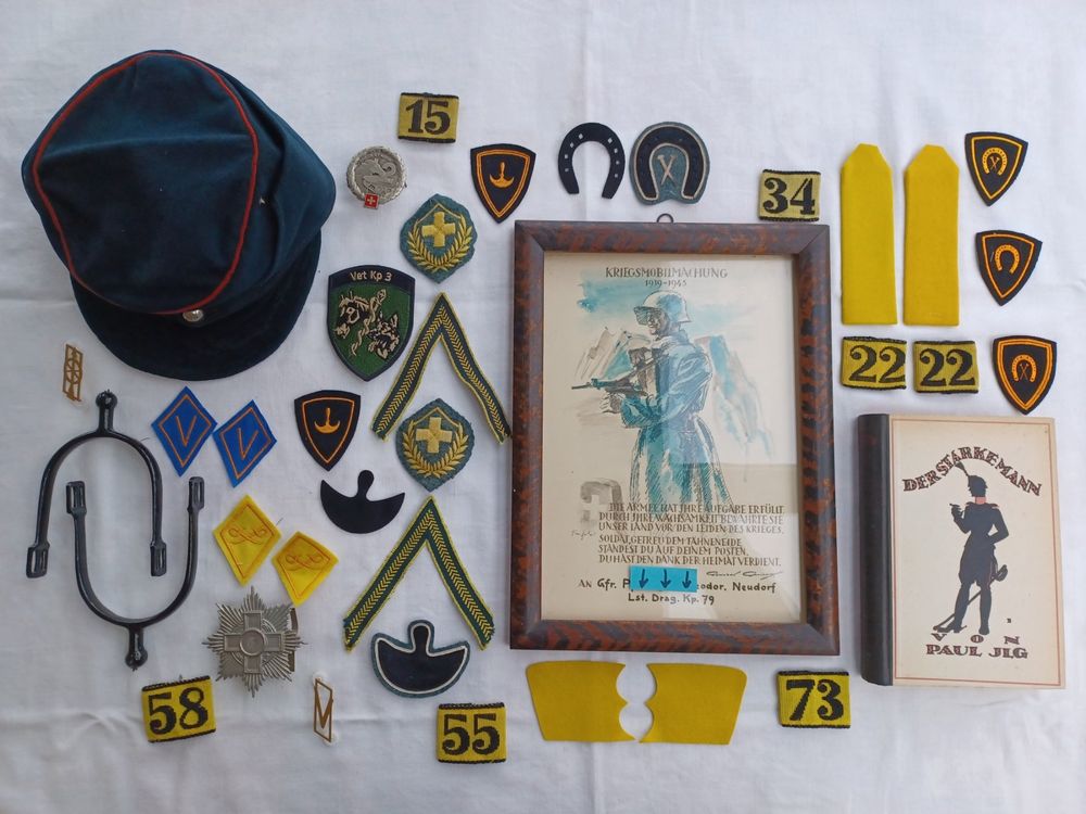 Lot Militaria "Kavallerie, Pferd, Train" | Kaufen auf Ricardo