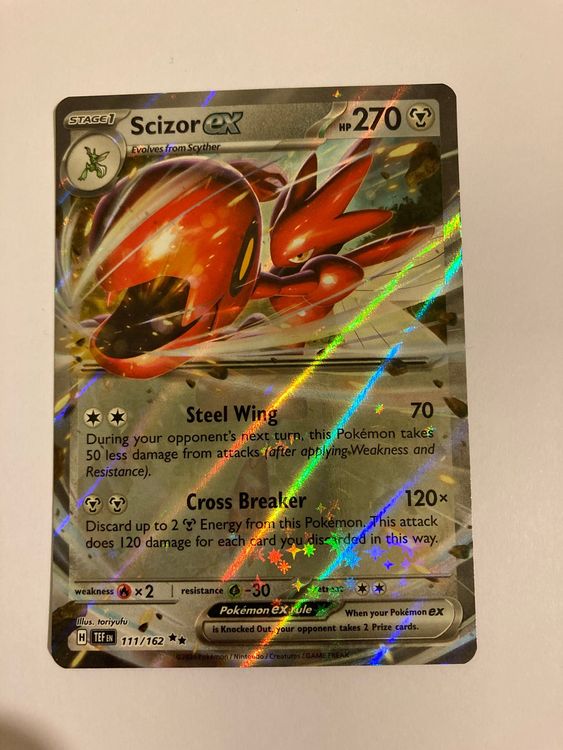 Pokemon Temporal Forces Scizor ex 111 / 162 🇬🇧 EN (Neu (gemäss ...