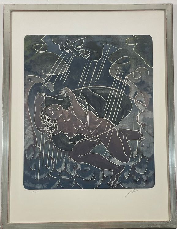 Hans Erni (1909-2015) Lithographie Handsigniert | Kaufen auf Ricardo