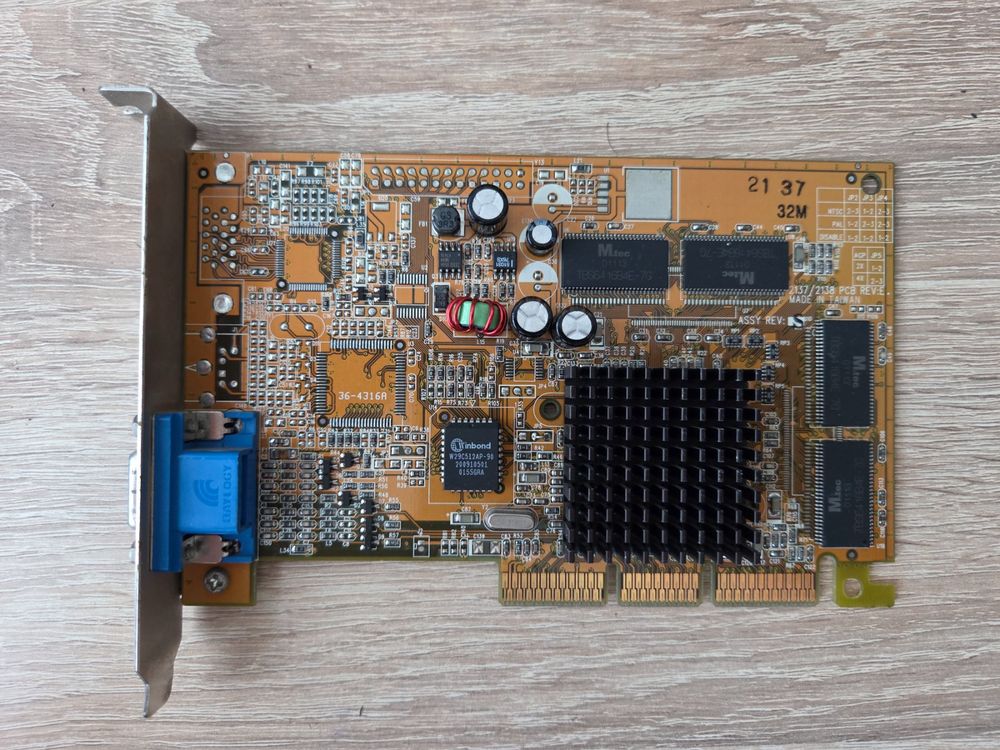 Graphic Card nVidia Riva TNT2 M64 32MB AGP 4x - PC (Gebraucht) in ...