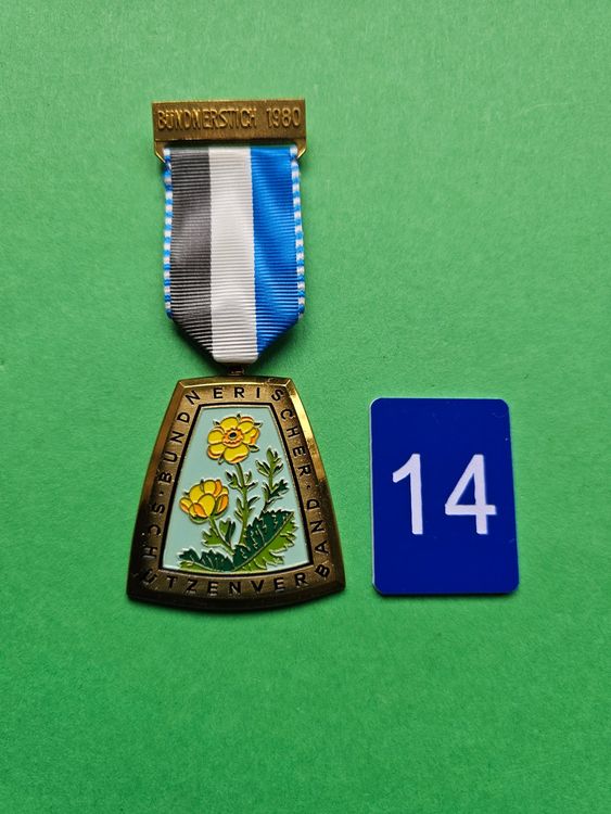 BÜNDNERSTICH B-S-V SCHIESSEN KRANZABZEICHEN MEDAILLE MÜNZEN (Gebraucht) in Ermatingen für CHF 2 ...