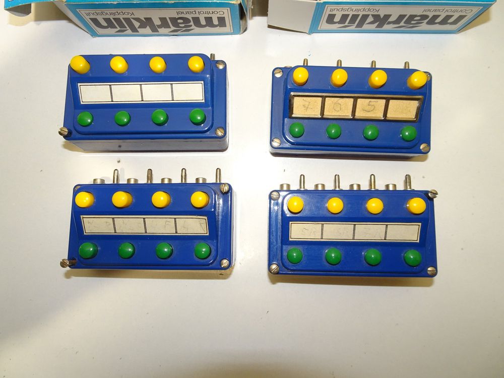 4 Märklin Stell und Schaltpulte HO 7211 (Gebraucht) in Luzern für CHF ...