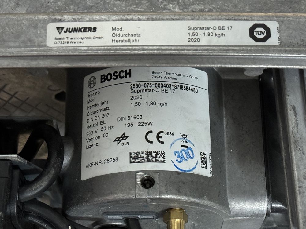 Brenner für Oelheizung, Junkers Bosch | Kaufen auf Ricardo