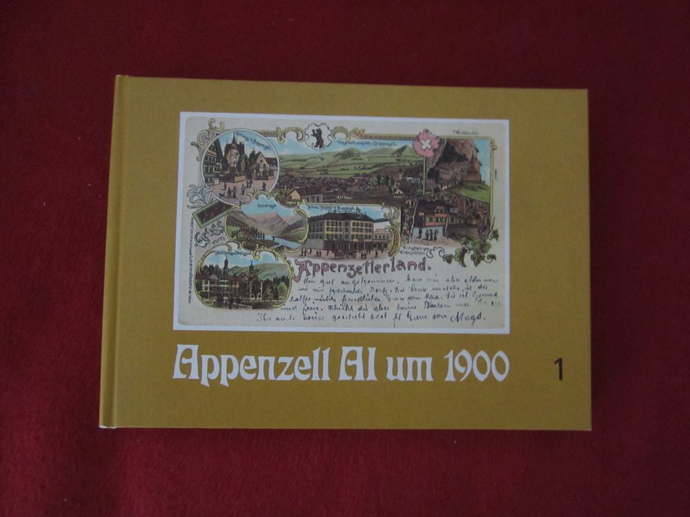 ANTIKE POSTKARTEN-BUCH: APPENZELL AI UM 1900!! (Gebraucht) in ...