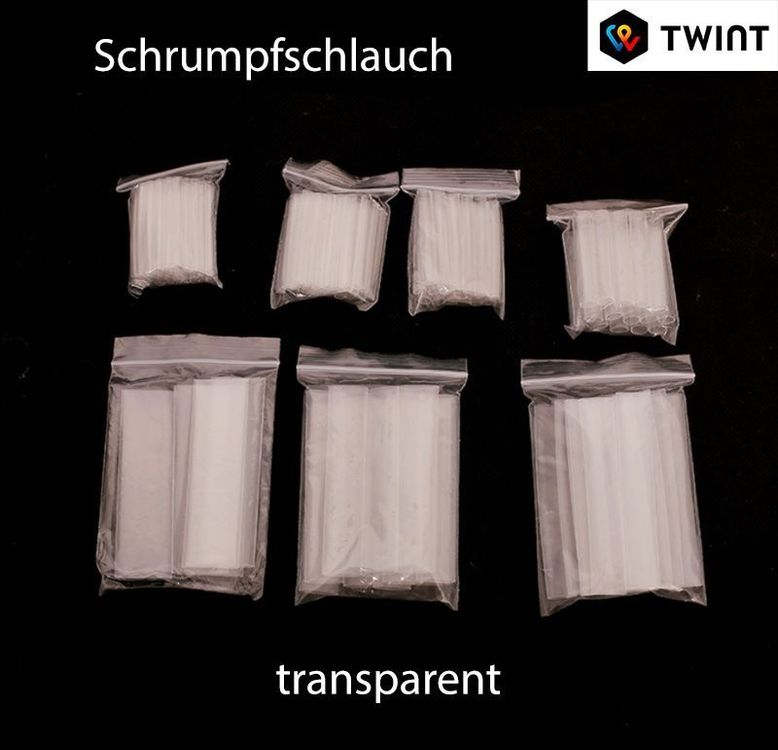 Schrumpfschlauch Set Transparent 135-teilig 2-14mm | Kaufen auf Ricardo