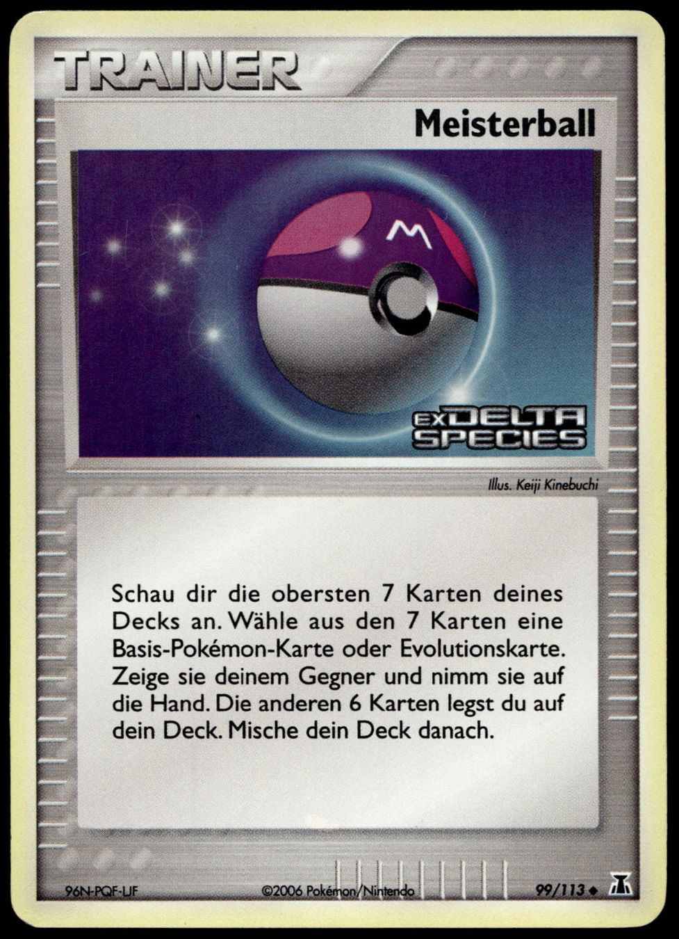 Meisterball 99/113 Rev-Holo Pokémon EX Delta Species ab 1.- (Gebraucht ...