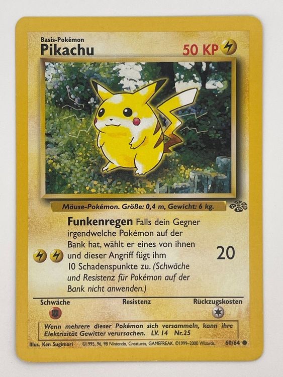 Pikachu 60/64 Pokémon Jungle | Kaufen auf Ricardo
