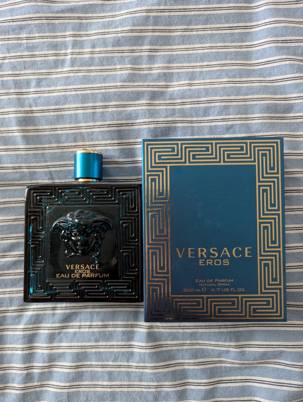 Versace Eros Eau de Parfum 200ml - ca 180ml Inhalt (Gebraucht) in ...