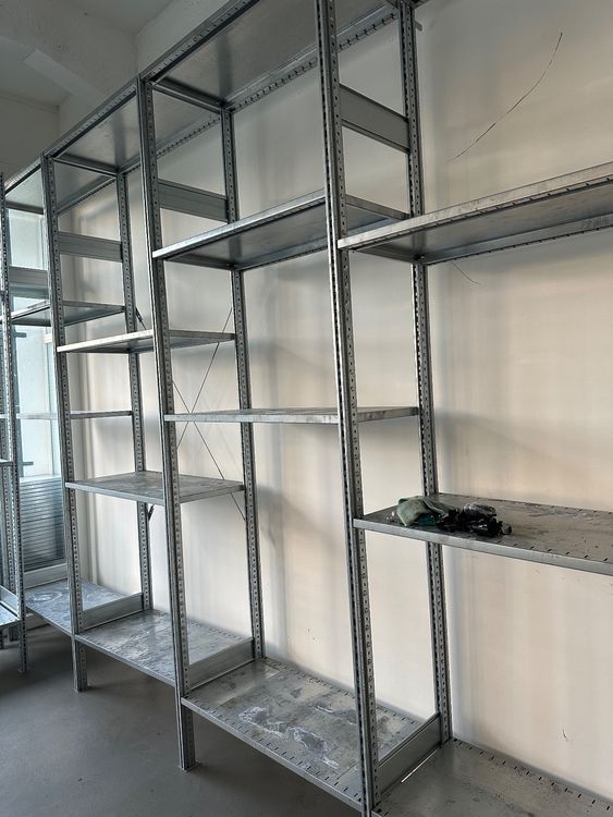 Steckregale der Marke Schäfer mit 96x Fachböden (Gebraucht) in Bern für CHF 664 – nur Abholung ...