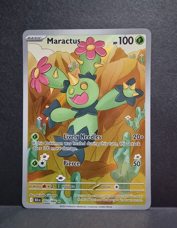 Pokémon Maractus 093/086 Black Bolt 🇬🇧 ultra rare (Neu (gemäss ...