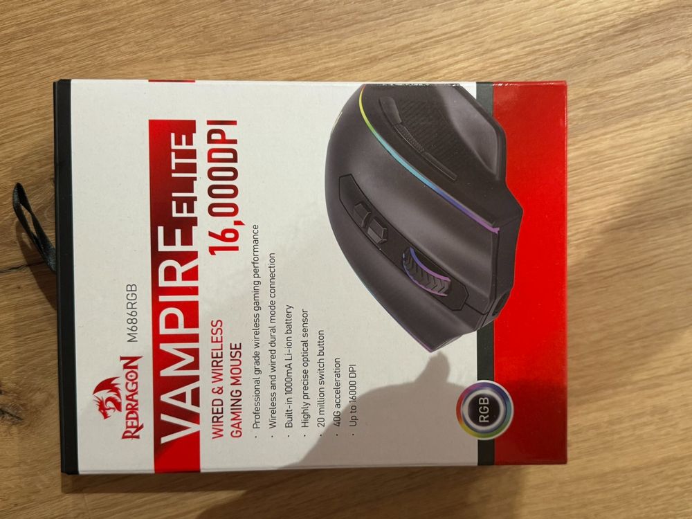 Redragon Wired & Wireless Gaming Mouse M686RGB (Neu (gemäss ...