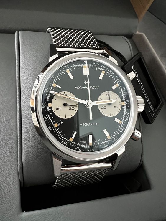 Hamilton "Panda" Mechanical Chrono | Acheter sur Ricardo