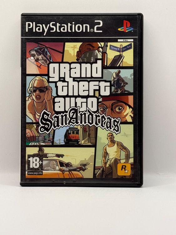Grand Theft Auto: San Andreas - Playstation 2 - CIB (Gebraucht) in ...