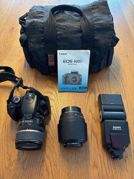 Canon EOS 400D Kamera Set mit Zubehör (Gebraucht) in Hergiswil NW für ...