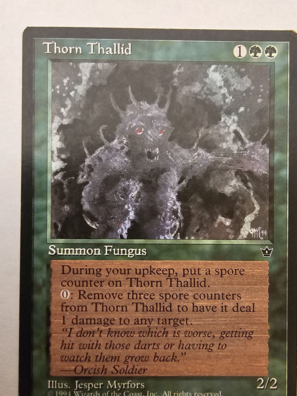 Magic the Gathering: 2 x Thorn Thallid selten (Gebraucht) in Wisen SO ...