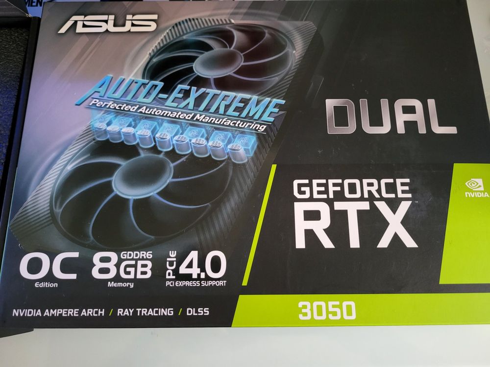 Asus RTX 3050 8GB/ Mit Garantie | Kaufen auf Ricardo