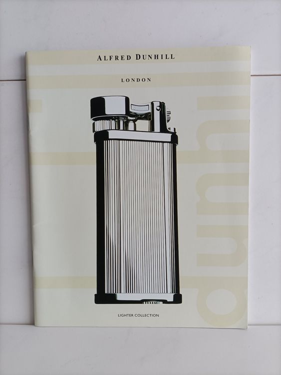 Catalogue Brochure Alfred Dunhill lighter collection 1998 | Kaufen auf ...