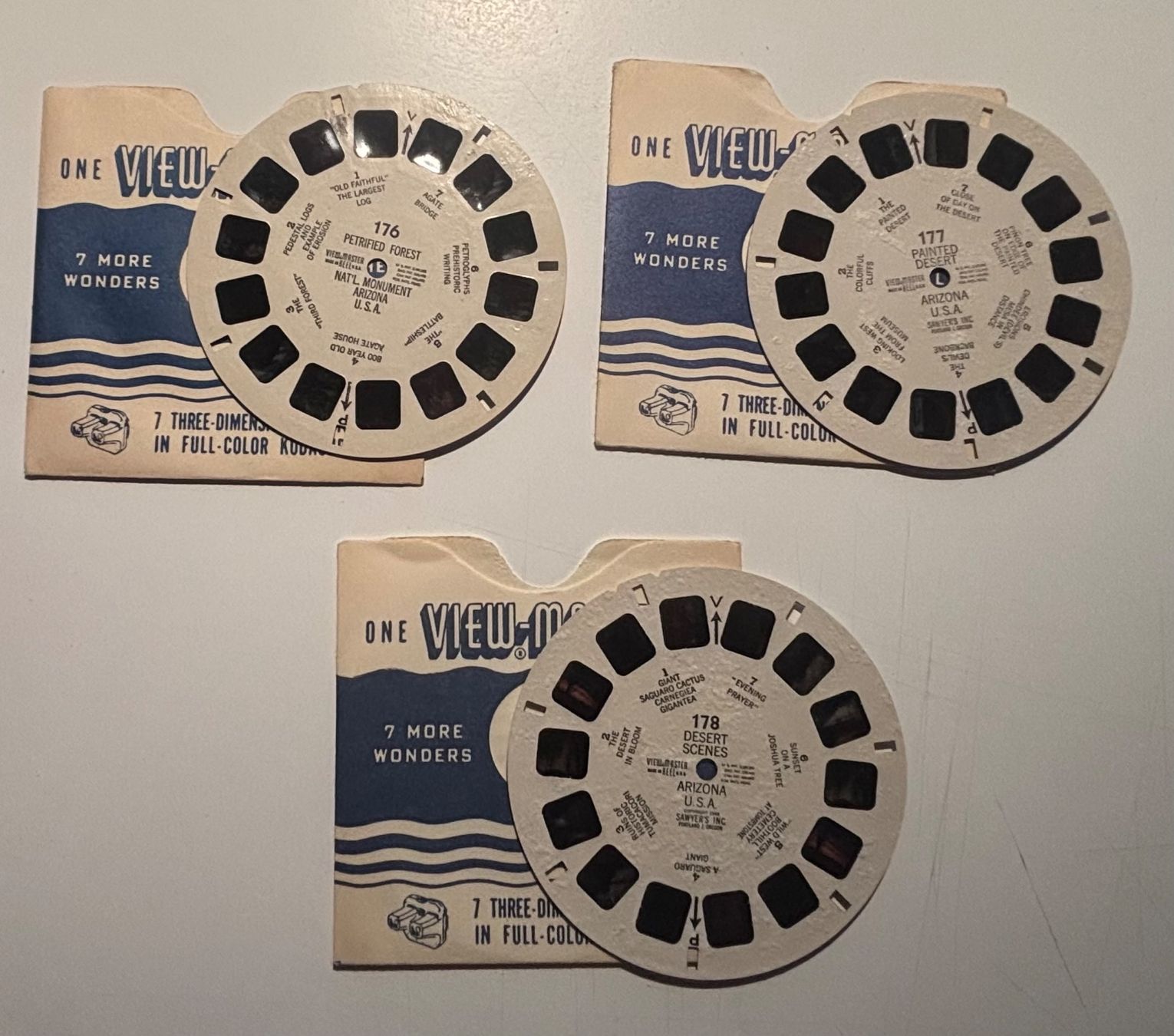 Sawyer's - View-Master 3-D - Painted Desert and Petrified... (D ...