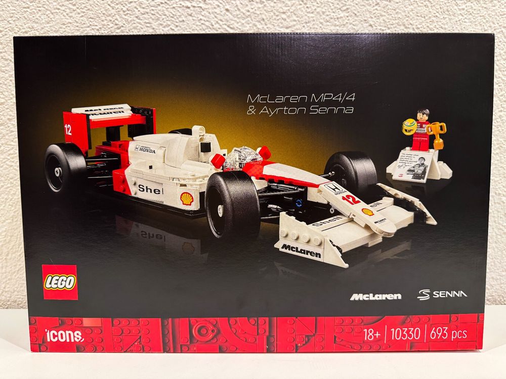 LECO Icons 10330 McLaren MP4/4 & Ayrton Senna NEU & OVP (Neu (gemäss ...