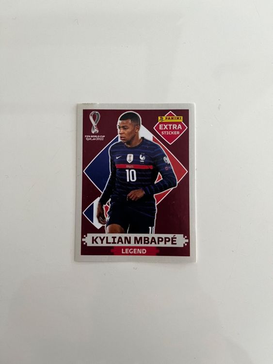 Panini Extra Sticker Kylian Mbappé Legend WM 2022 (Gebraucht) in Däniken SO für CHF 9 – mit ...