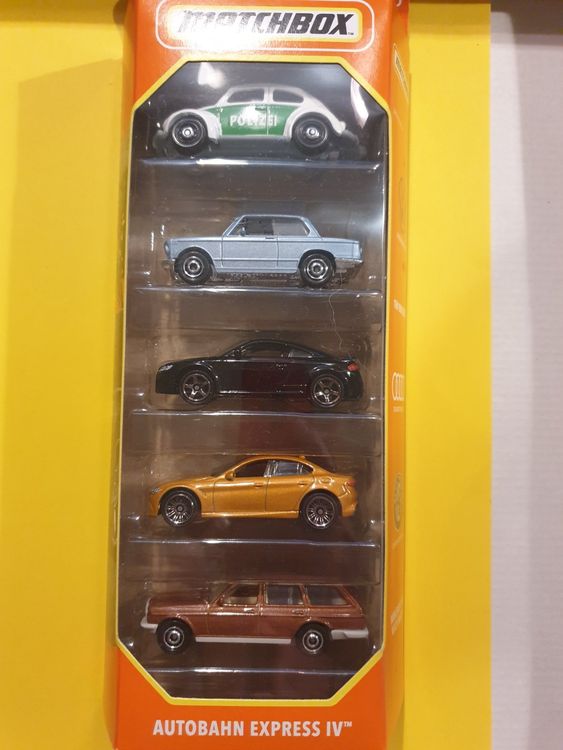 Matchbox 5er Set AUTOBAHN EXPRESS IV (Neu und originalverpackt) in ...