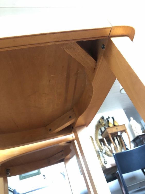 2 zwei Bar Hocker mit Lehne massiv Holz, sehr guter Zustand | Kaufen ...