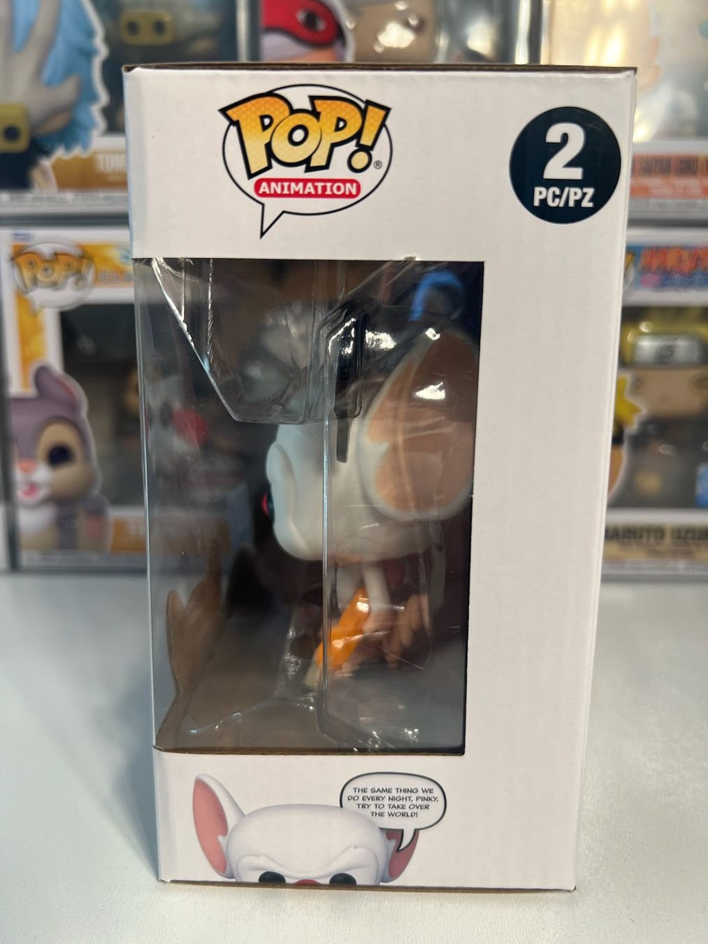 Funko POP! 2-Pack Pinky and The Brain Edition Limitée Glow (Neu und ...