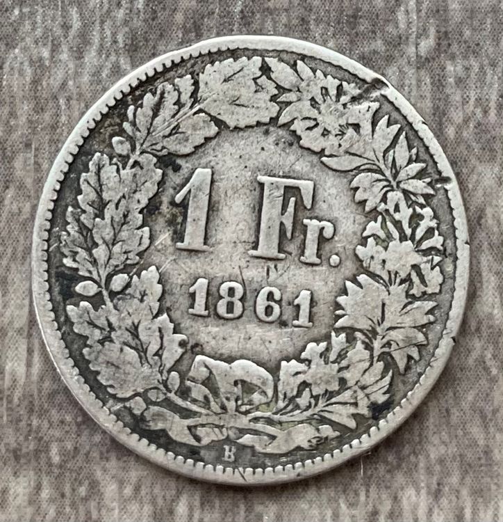 1 Franc 1861Suisse de | Kaufen auf Ricardo
