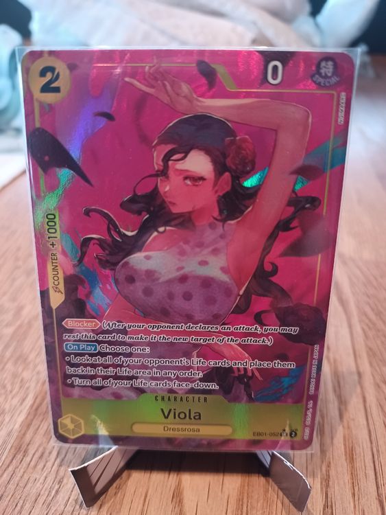 One Piece TCG Viola (EB01-052) Alt Art (Neu (gemäss Beschreibung)) in Gerzensee für CHF 20 – mit ...