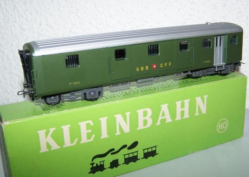 Kleinbahn Ho 382 Sbb Gepäckwagen F4 18903 Originalverpackt Kaufen