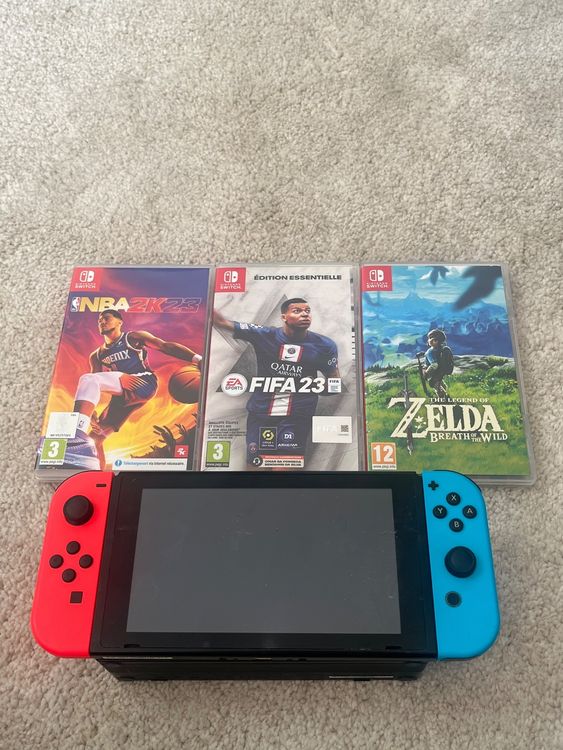 console nintendo switch + 3 jeux | Kaufen auf Ricardo
