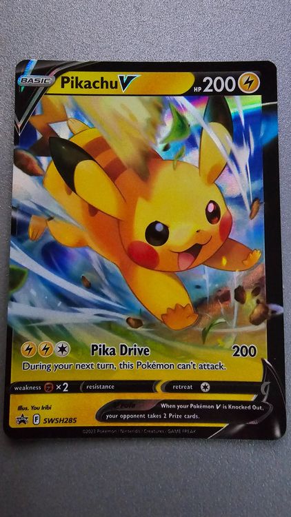 Pikachu V 200PS SWSH285 Pokemon Karte (Neu (gemäss Beschreibung)) in Zollikofen für CHF 3 – mit ...
