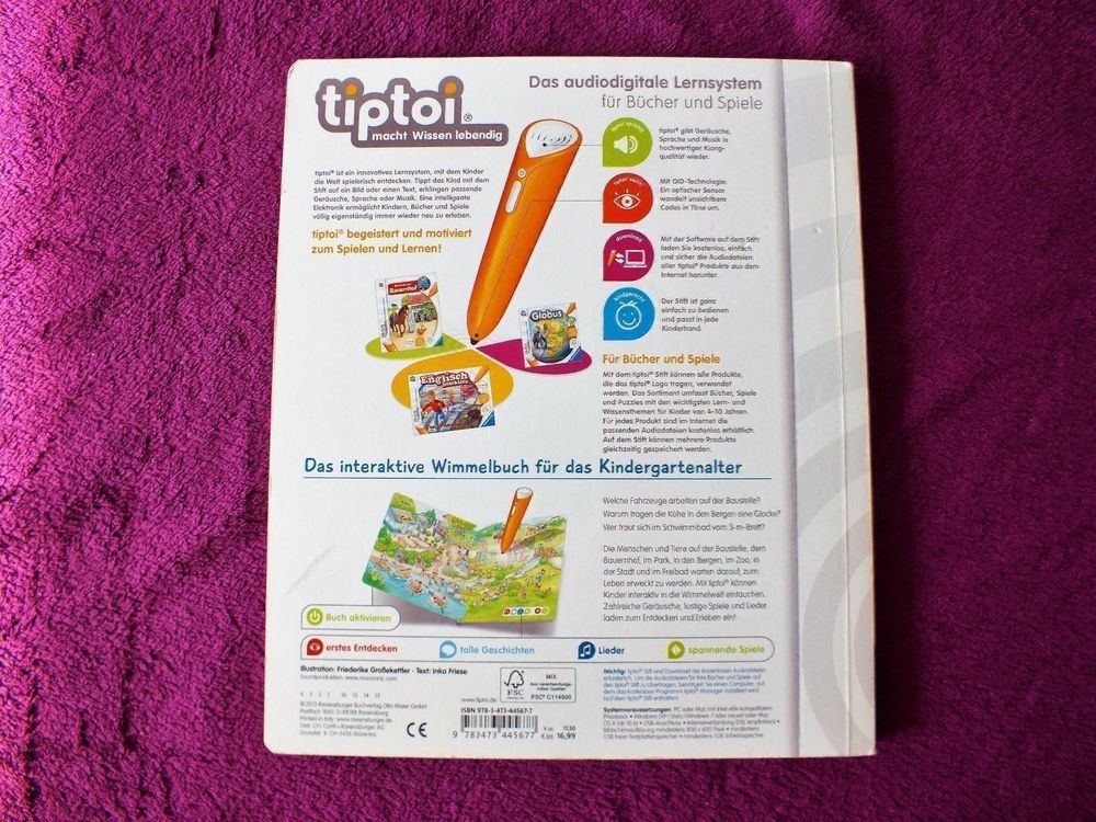 tiptoi Buch - Mein großes Wimmelbuch | Kaufen auf Ricardo