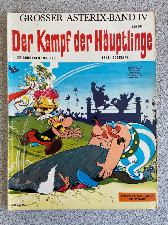 Comic Asterix Band IV "Der Kampf der Häuptlinge" (Gebraucht) in Böckten ...