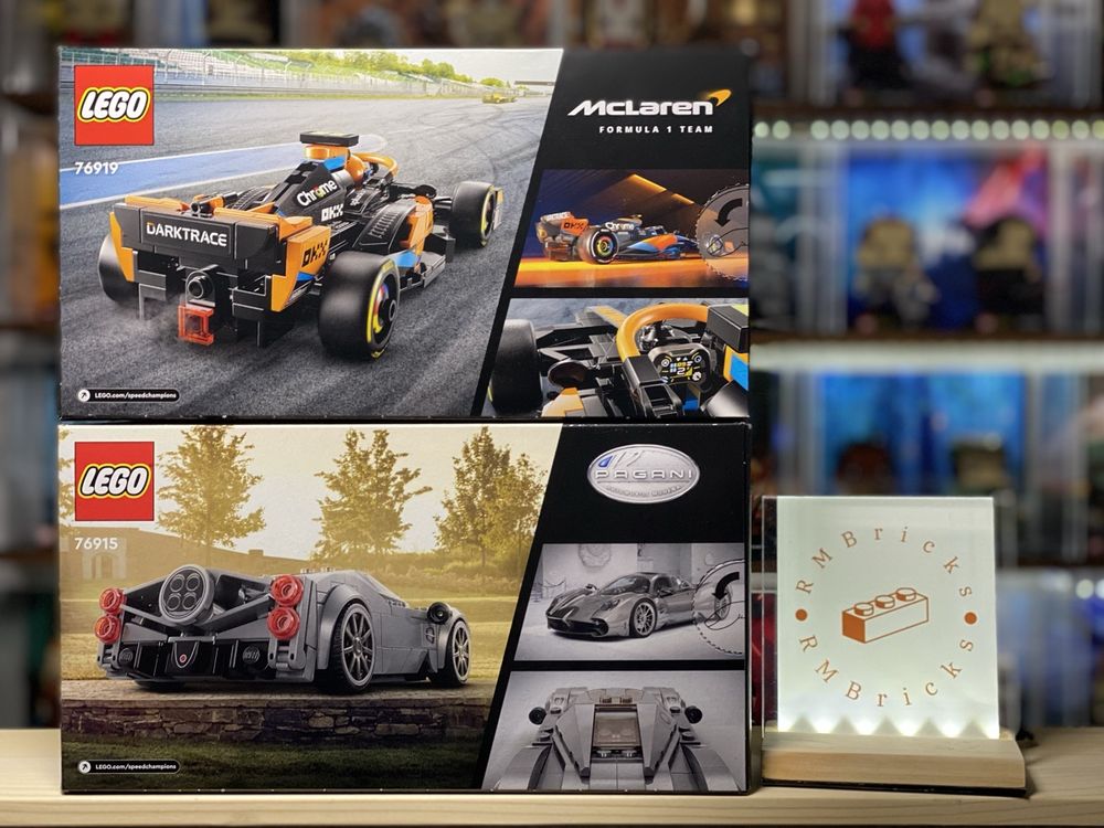 LEGO Speed Champions McLaren F1 & Pagan Utopia 76915 76919 (Neu und ...
