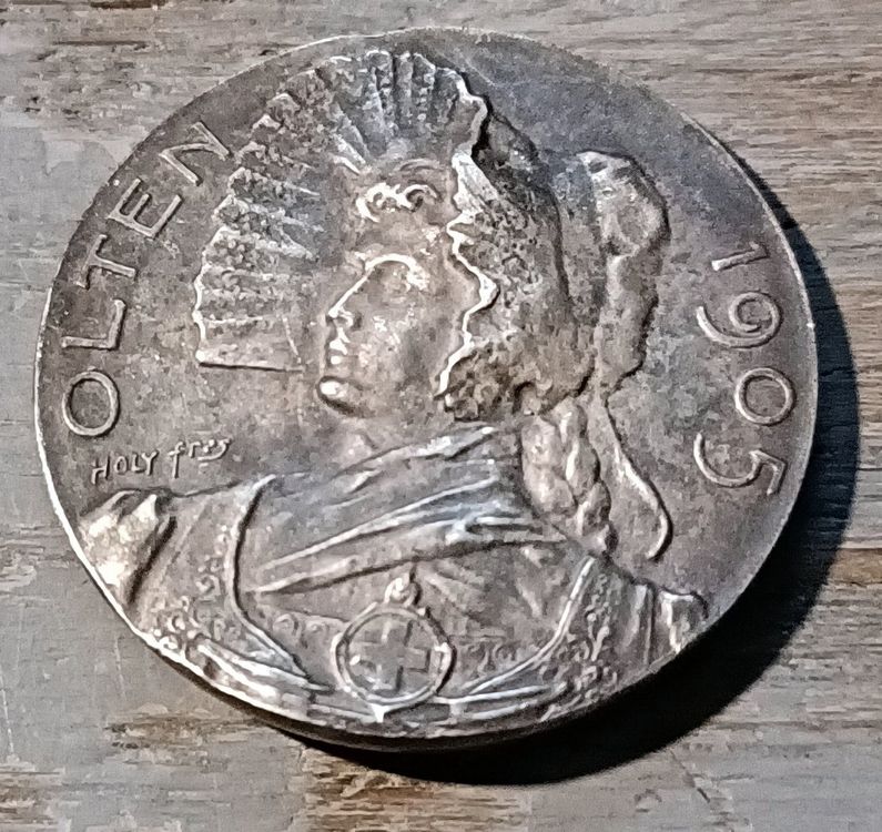 Silbermedaille Olten 1905, sehr selten! | Kaufen auf Ricardo