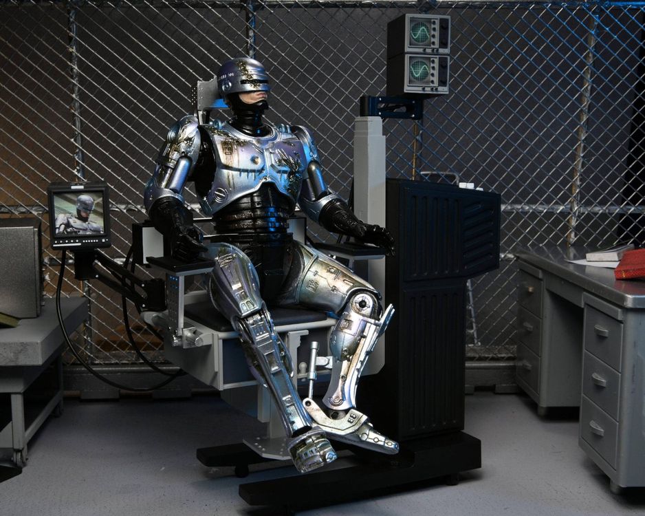 RoboCop figurine Ultimate Battle Damaged RoboCop with Chair (Neu und ...