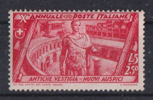 Italie 1932: 5 + 2.50 L. Marsch auf Rom ** - Kat. 110.-- (Neu (gemäss ...