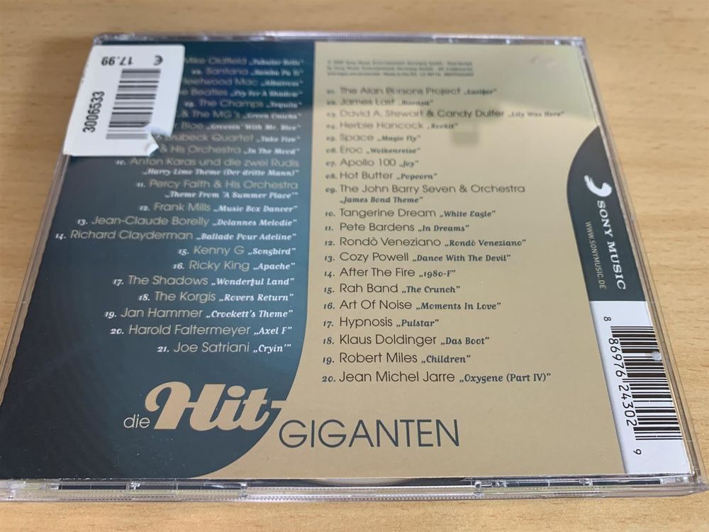 Die Hit-Giganten - Instrumental H - 2 CD (Gebraucht) in Rikon im ...