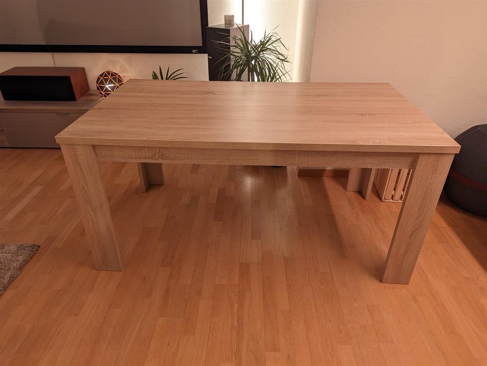 Eiche Esstisch 160x90 ausziehbar (Gebraucht) in Hunzenschwil für CHF 90 – mit Lieferung auf ...