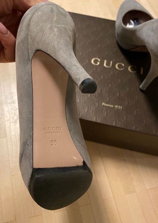 Gucci pumps Escarpin daim/suede gris 36 (Gebraucht) in Zürich für CHF ...