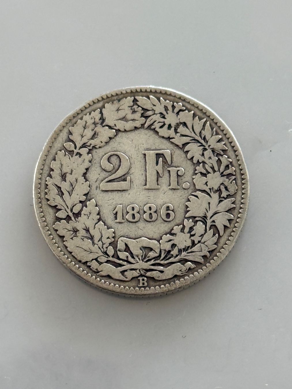 2 Franken 1886 Rar (Gebraucht) in Wallisellen für CHF 12 – mit ...