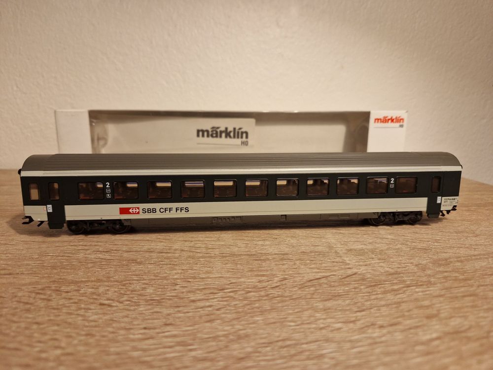 Märklin 4216 Schnellzugwagen SBB 2.Kl H0 OVP NEU | Kaufen auf Ricardo