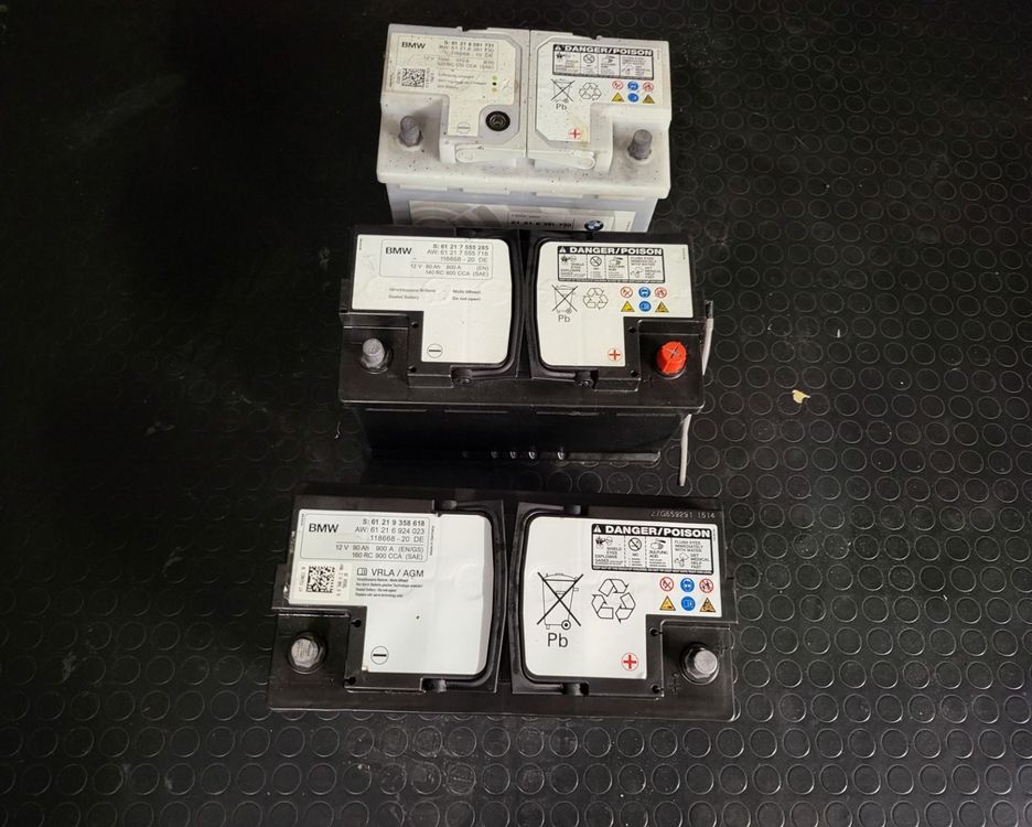 3x Original BMW Batterie 1x70Ah 1x80Ah 1x90Ah | Kaufen auf Ricardo