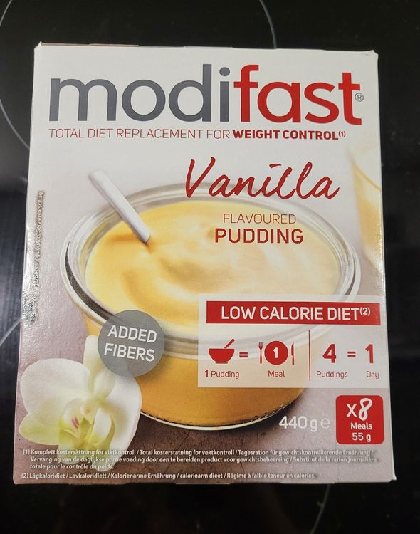 7 Modifast Vanilla Pudding, Low Calorie Diet (Neu und originalverpackt ...