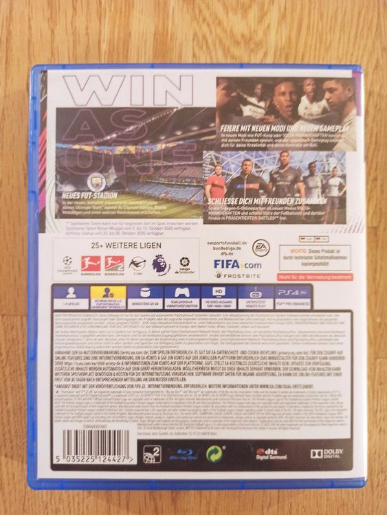 📀🎮📀 FIFA 21 / PS4 / PS5📀🎮📀 (Gebraucht) in Oberweningen für CHF 3.95 – mit Lieferung auf Ricardo ...