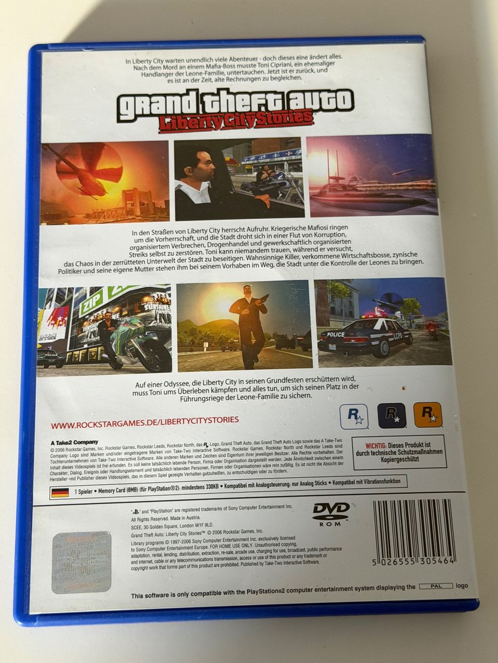Grand Theft Auto: Liberty City Stories - PS2 (Gebraucht) in Altstätten ...